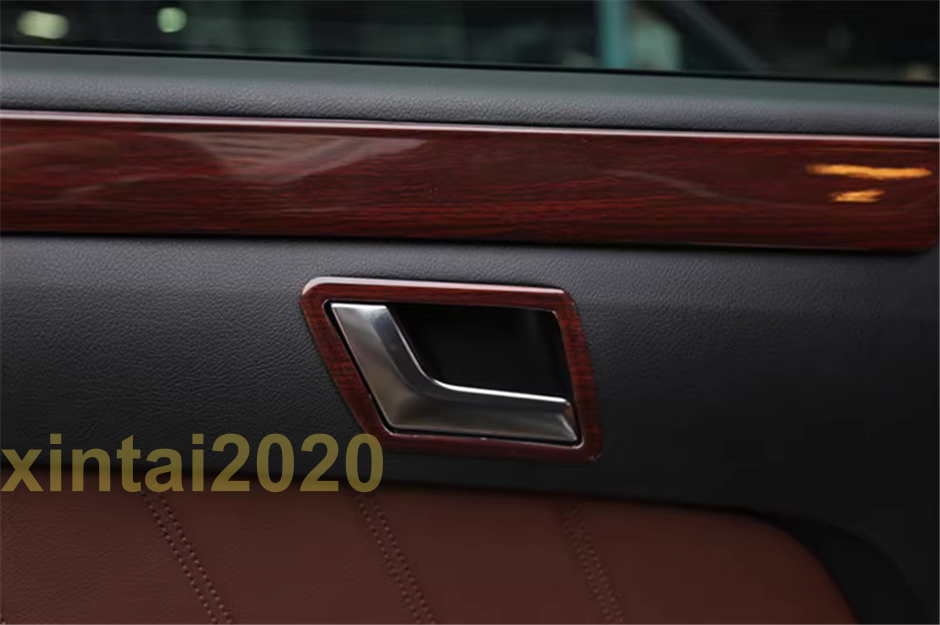 Red Wood Grain Full Car Interior Kit Cover Trim For Benz E-Class W212 ...