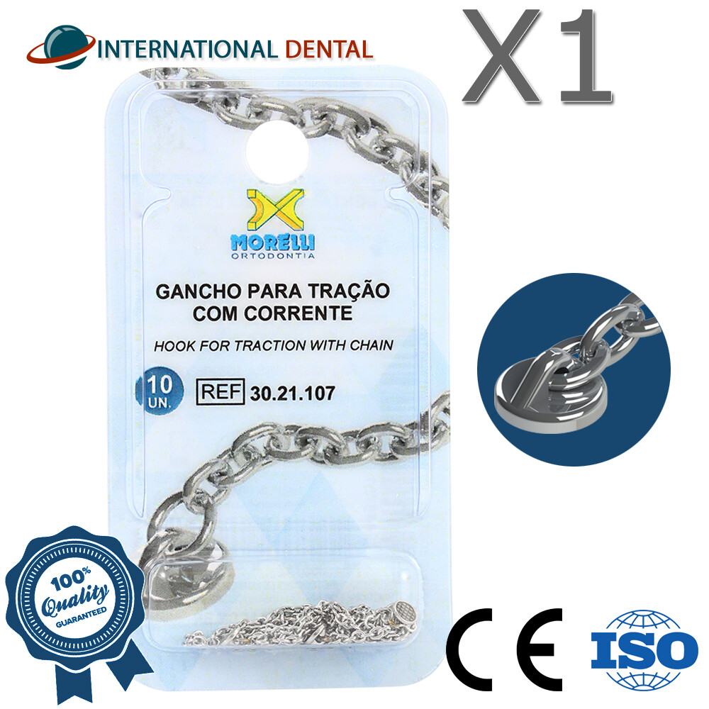 Orthodontic Dental Morelli Chain Traction Hook Button Bondable Round ...