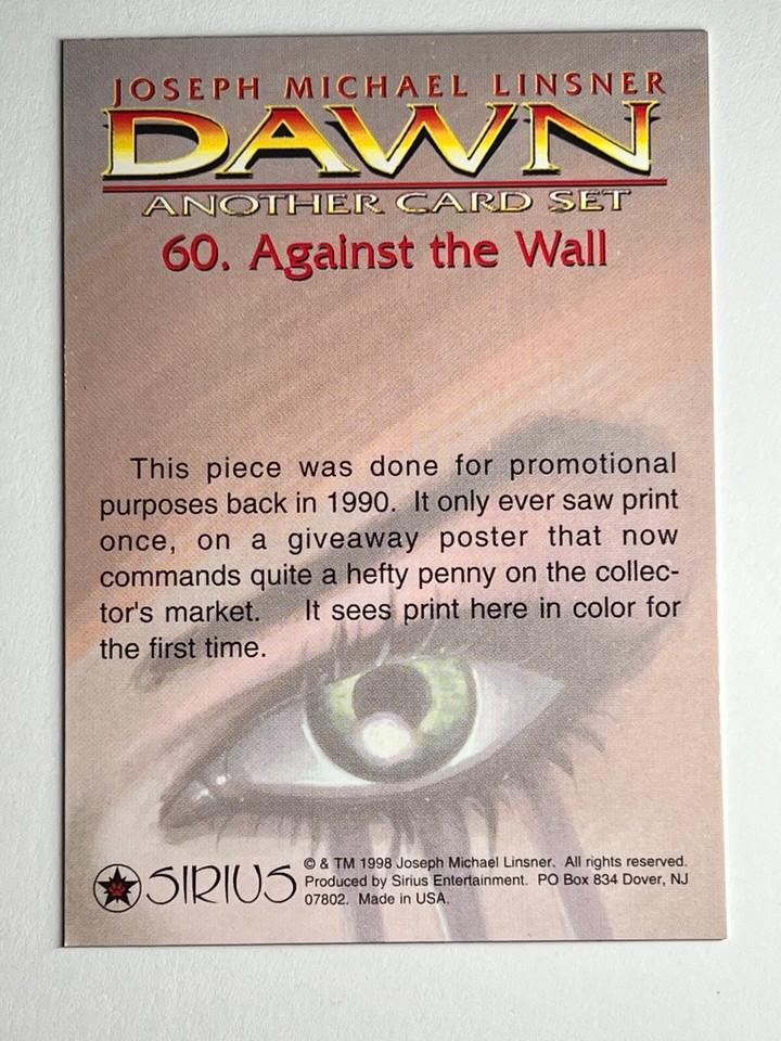 Trade Card: Joseph Michael Linsner Dawn Another Card Set #60 | eBay