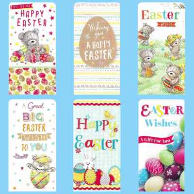 Pack Of 6 Easter Money Wallets With Envelopes Gift Card Male Female ...