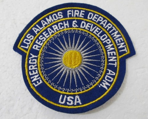 LOS ALAMOS FIRE DEPARTMENT ENERGY RESEARCH PATCH NEW MEXICO NM USA DOE ...