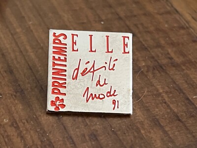 PINS PIN ENAMEL MAGASIN MODE LE PRINTEMPS PRINTEMPS MAGAZINE ELLE 91 ...