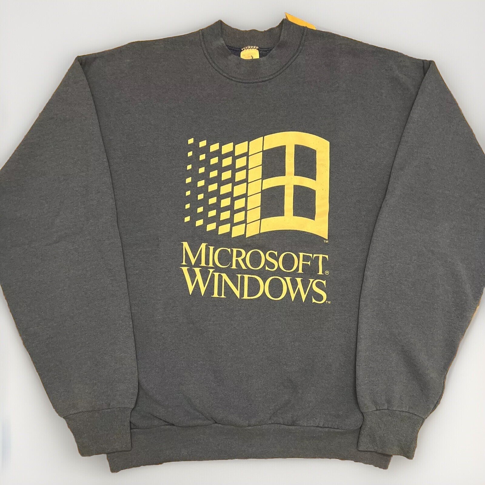VINTAGE Microsoft Windows 95 Blue Sweatshirt Crewneck… - Gem