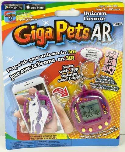 Giga Pets AR Unicorn Virtual Animal Pet Toy Pink/Purple - Item 1032 ...