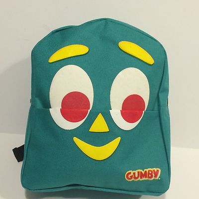 Gumby Face Mini Back Pack - 10 inch x 9 inch x 3 inch deep | eBay