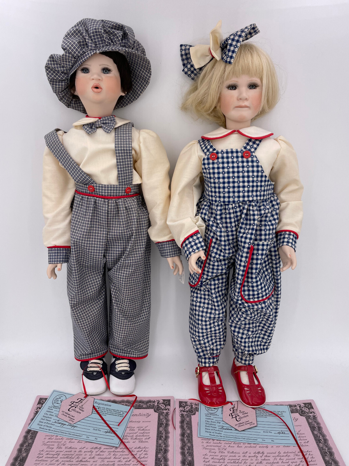 Vicki Walker Collection-Georgy Porgy & Puddin Pie #2/50 Set of Two 25"# ...