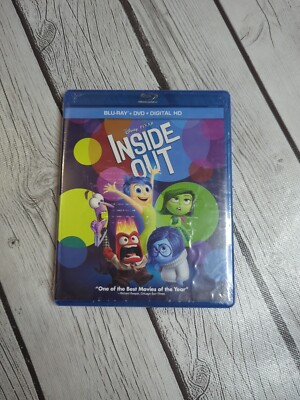 Inside Out (Blu-ray + DVD + Digital Combo) With Slipcover Brand New ...