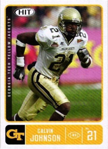 2007 Sage HIT Calvin Johnson Rookie Card #61 Detroit Lions RC | eBay