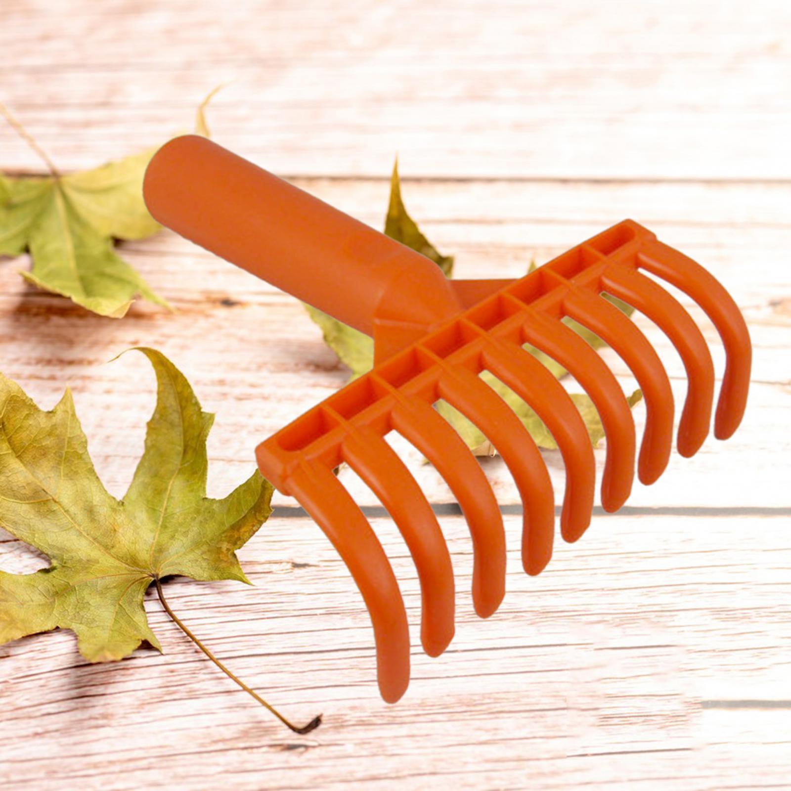 Small Yard Leaf Rake Lightweight Ergonomic Garden Rake Tool Hand Rake ...