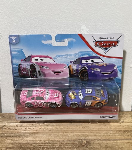 Disney Pixar Cars 3 Eugene Carbureski & Bobby Swift Piston Cup Racers ...