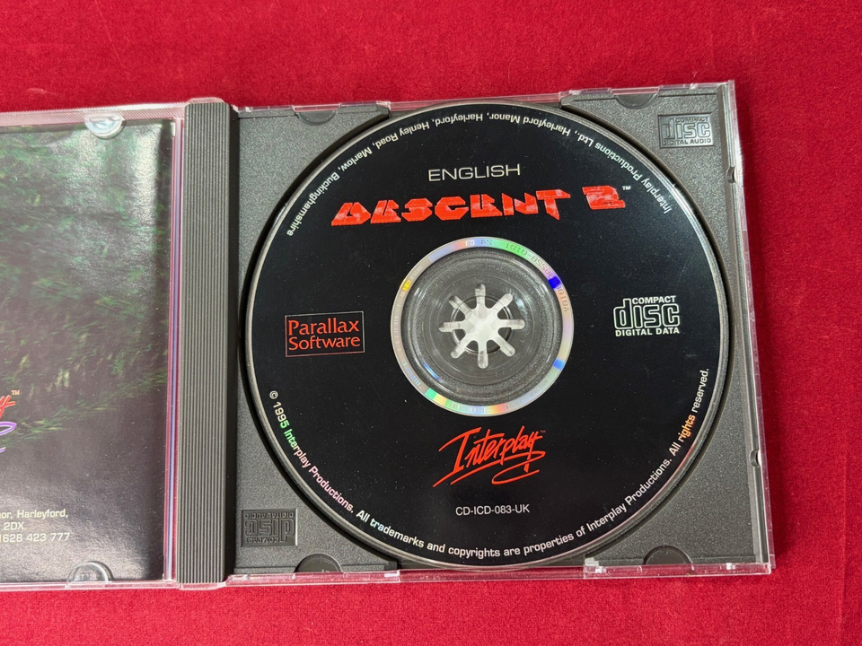 DESCENT 2 Game for Acorn Risc OS Risc PC 3.5" Floppy Disc & Windows PC ...