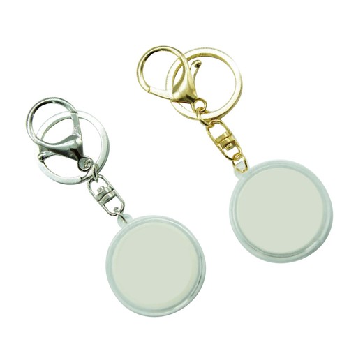 5Pair Coin Holder Keychain Round Capsule Storage Box Commemorative Case ...