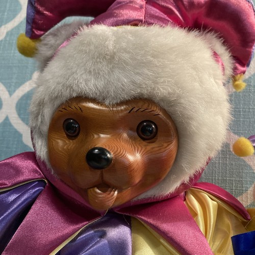 Signed And Numbered Raikes Bears “The Court Jester” 13 Inch Bear With ...