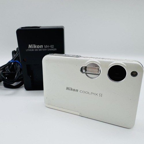 Nikon COOLPIX S1 White Compact Digital Camera with Battery & Charger | eBay