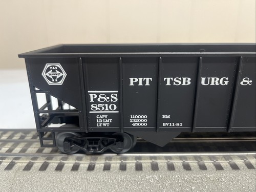 Weaver O Scale Pittsburg & Shawmut 2 Bay Hopper w/Kadees #8510 3RS | eBay