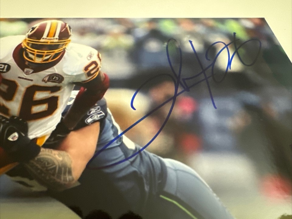 CLINTON PORTIS WASHINGTON REDSKINS AUTOGRAPHED SIGNED 8X10 COLOR PHOTO ...