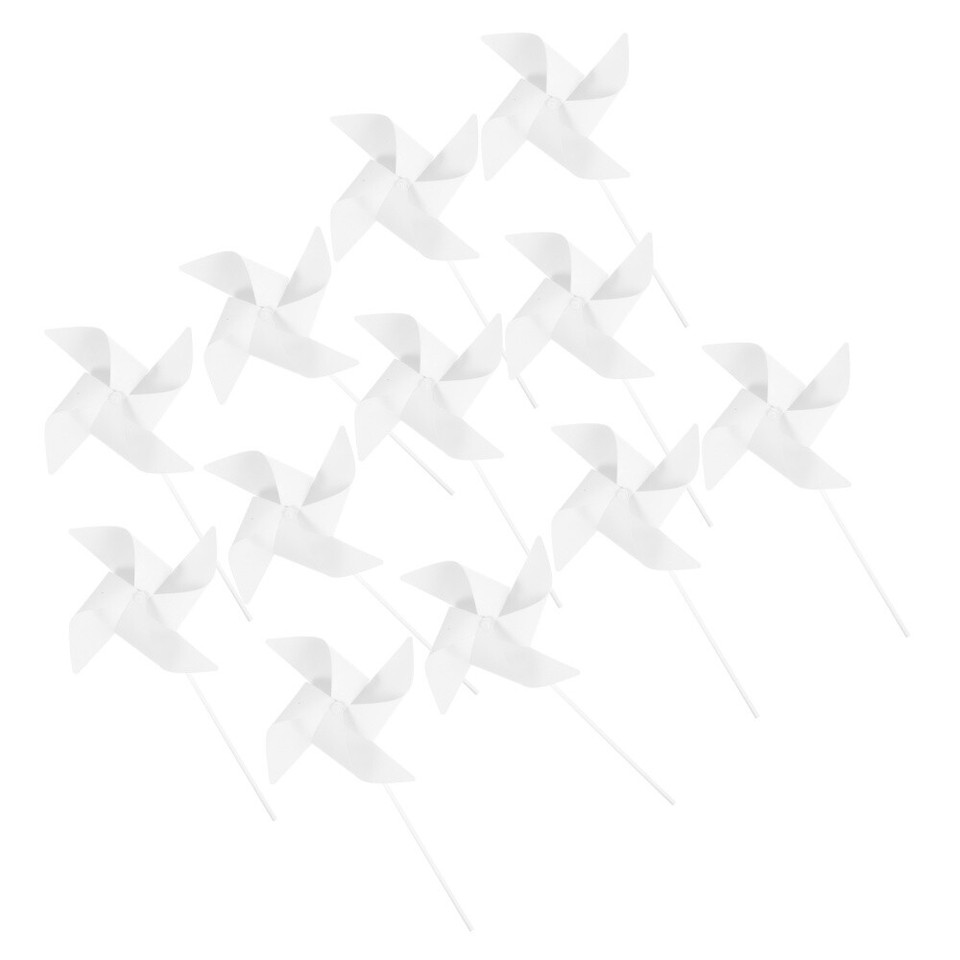 24 Pcs Coloring Pinwheel Child DIY Painting Paper Windmill Toy ...