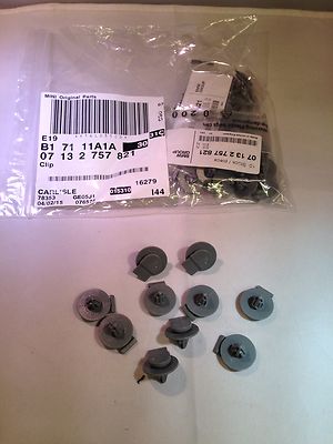 MINI GENUINE GREY WHEEL ARCH CLIPS X10 OF 07132757821 | eBay UK