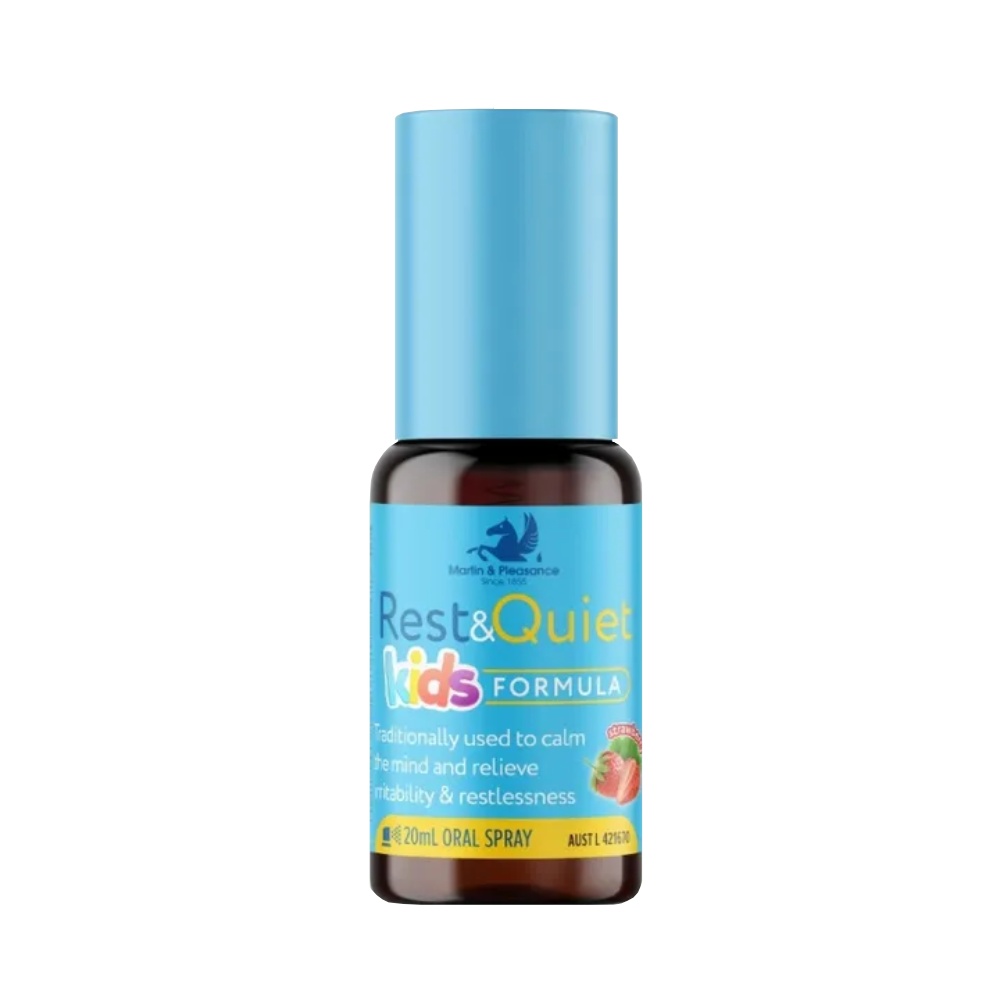 Rest & Quiet Kids Formula Oral Spray 20mL Calm Relieve Irritability ...