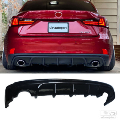Fit For 2014-2016 Lexus IS250 IS350 IS200T Rear Diffuser Lip Bumper ...
