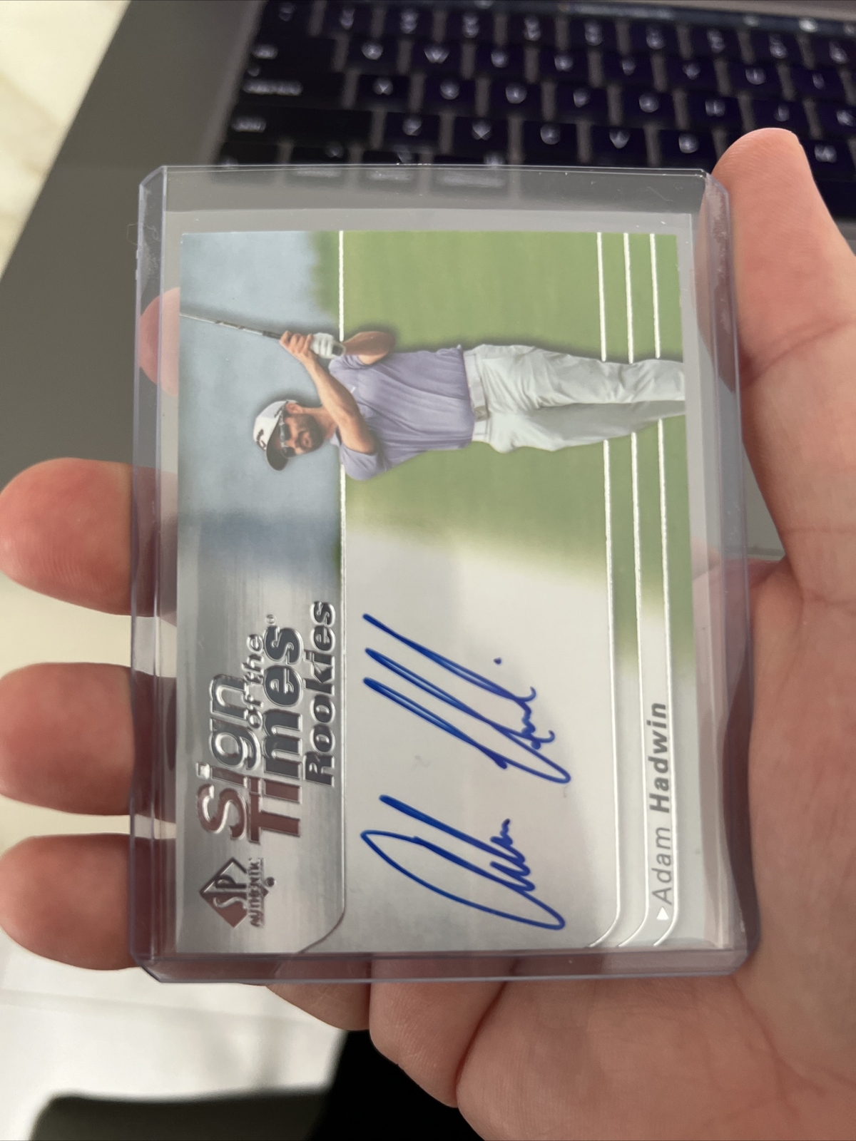 2021 SP Authentic ADAM HADWIN AUTO SIGNS OF THE TIMES ROOKIES 🔥 #SOTTR ...