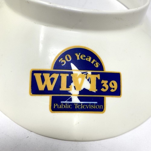 VTG 90s Visor WLVT 39 Public Television 30 Years TV PBS 1995 PA ...