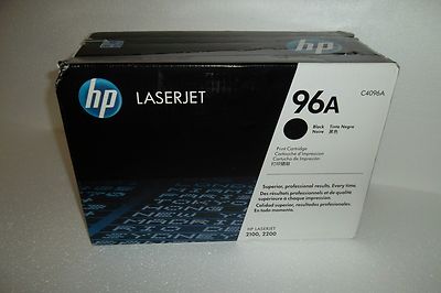 HP 96A Black Toner Cartridge 5000 Page-Yield 2100 2100tn 2200dn C4096A ...