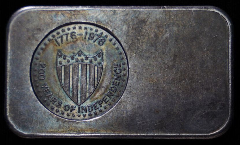 Vintage 1776-1976 Bicentennial Eagle 200 Years Independence 1oz Silver ...
