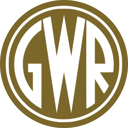 GWR Great Western Railway shirtbutton totem (B) -vinyl decal sticker ...