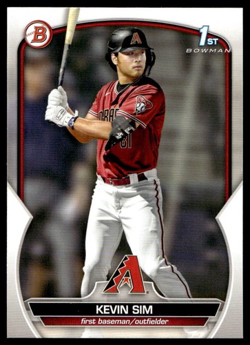 Kevin Sim 2023 Bowman Draft BD-16 Arizona Diamondbacks Baseball Card | eBay