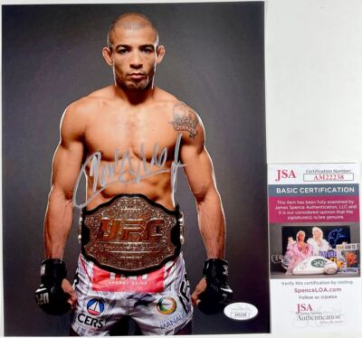 UFC Jose Aldo Signed 8x10 Photo B Autograph HOF MMA Fighter JSA COA | eBay