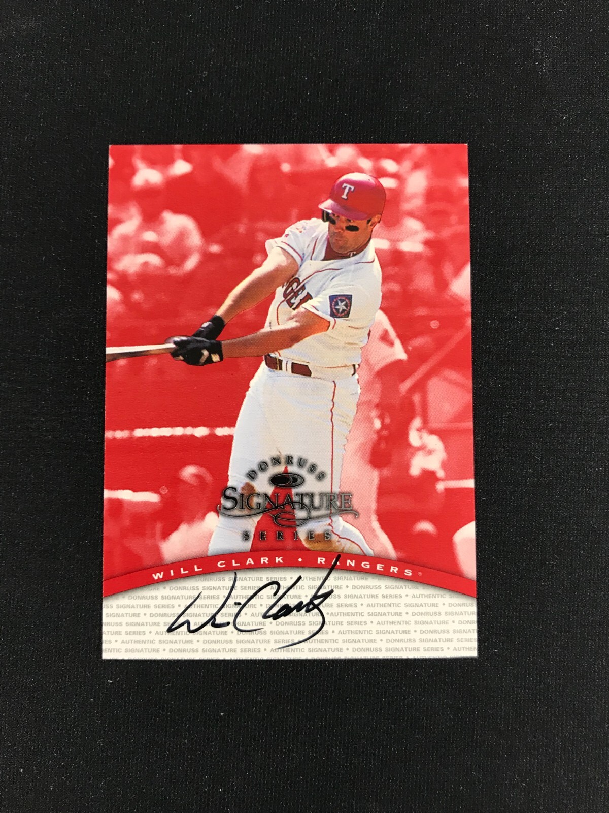 1997 Donruss Signature Series Will Clark Autograph Texas Rangers | eBay