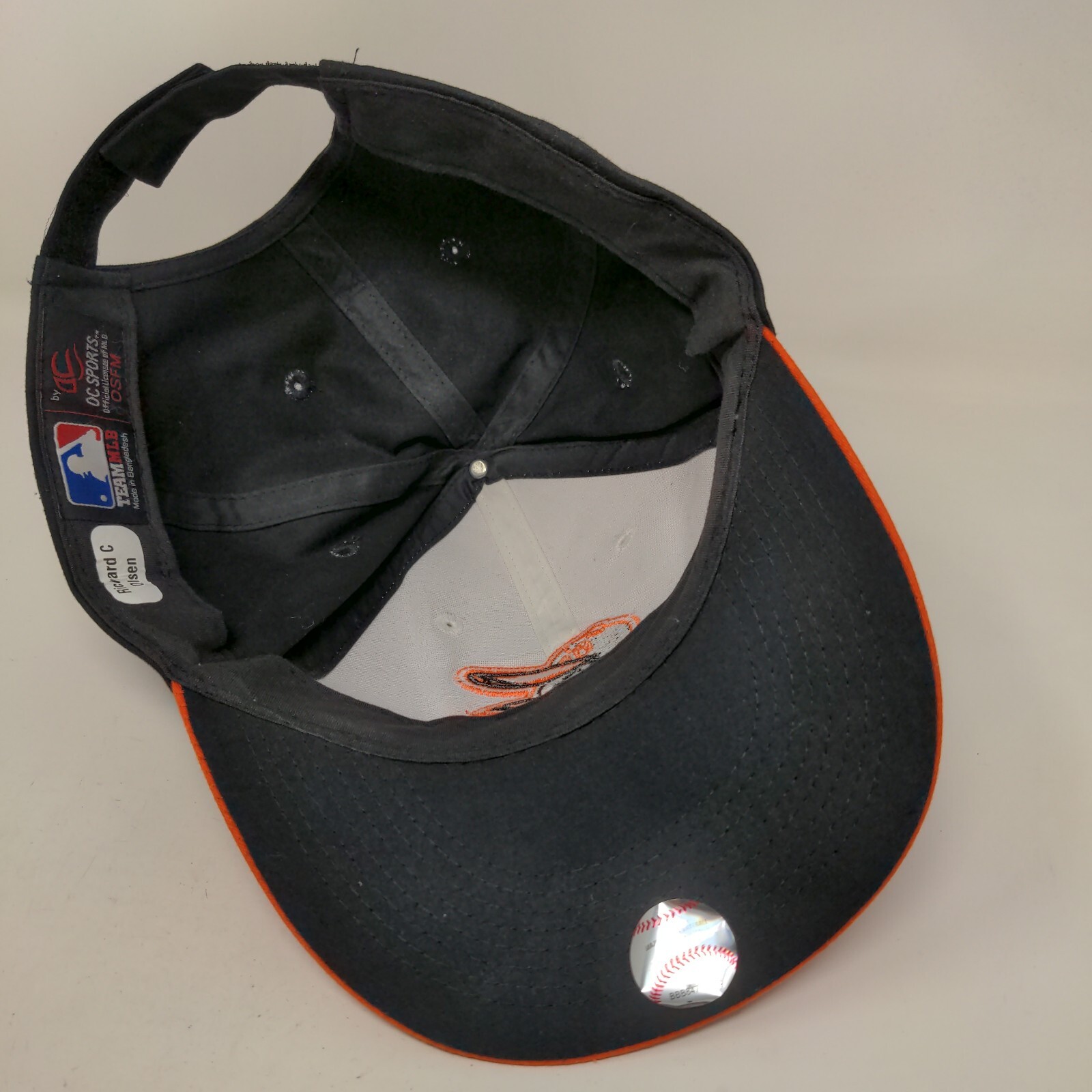 OC Sports Men's Strapback Hat Multicolor OSFM Embroidered Baltimore ...