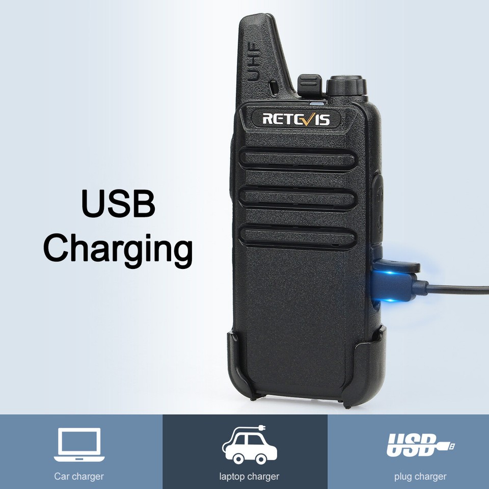 Long Range Walkie Talkies Retevis RT22 Two Way Radios Vox For Hospital ...