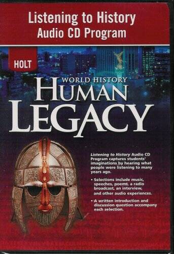 World History: Human Legacy: Listening to History Audio CD Program ...