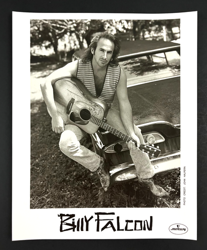 1990s Billy Falcon Rock Musician Bon Jovi Songwriter Vintage Press ...