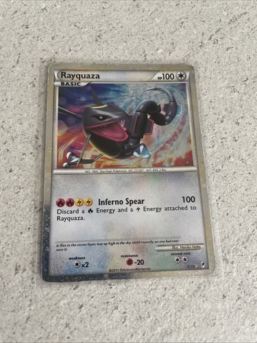 Rayquaza SL10 Holo Secret Rare Call Of Legends Pokemon Card | eBay UK