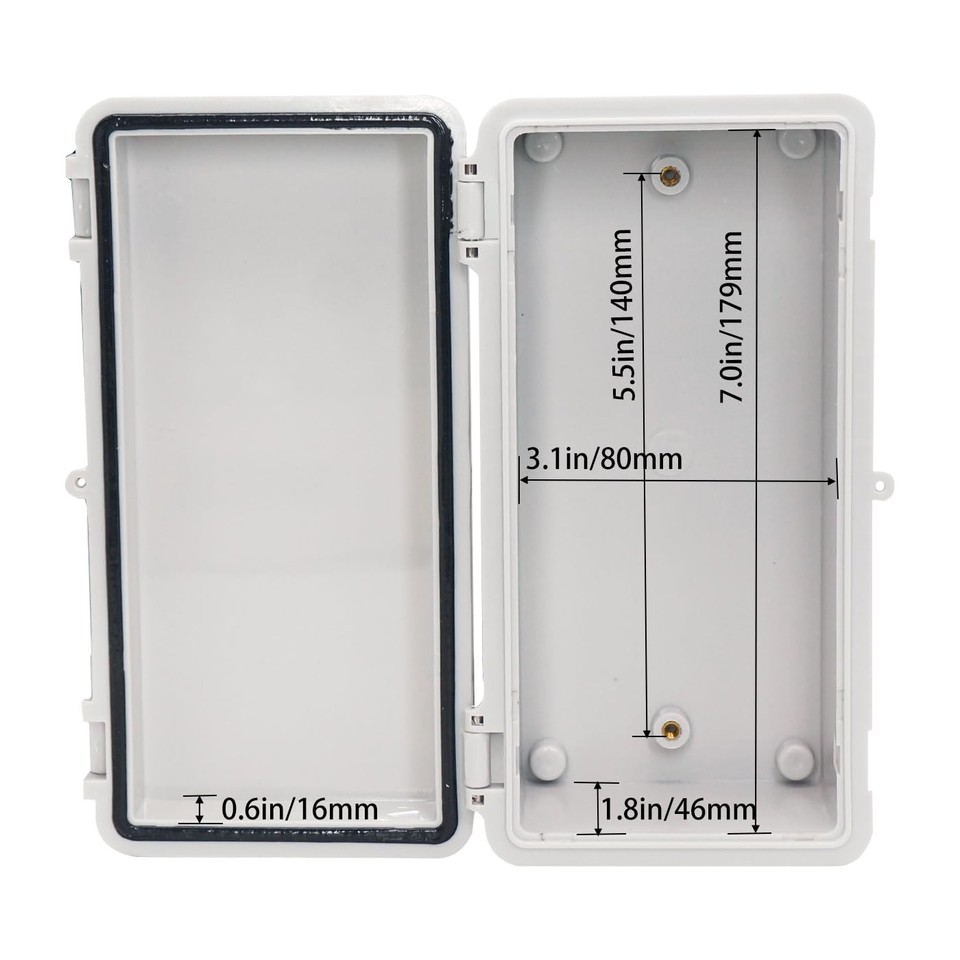 Waterproof Electrical Box Dustproof Junction Box Weatherproof IP67 ABS ...