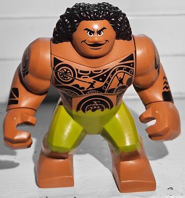 LEGO Minifigure- Maui (moa003) Moana Disney Hawaii Moana's Ocean Voyage ...