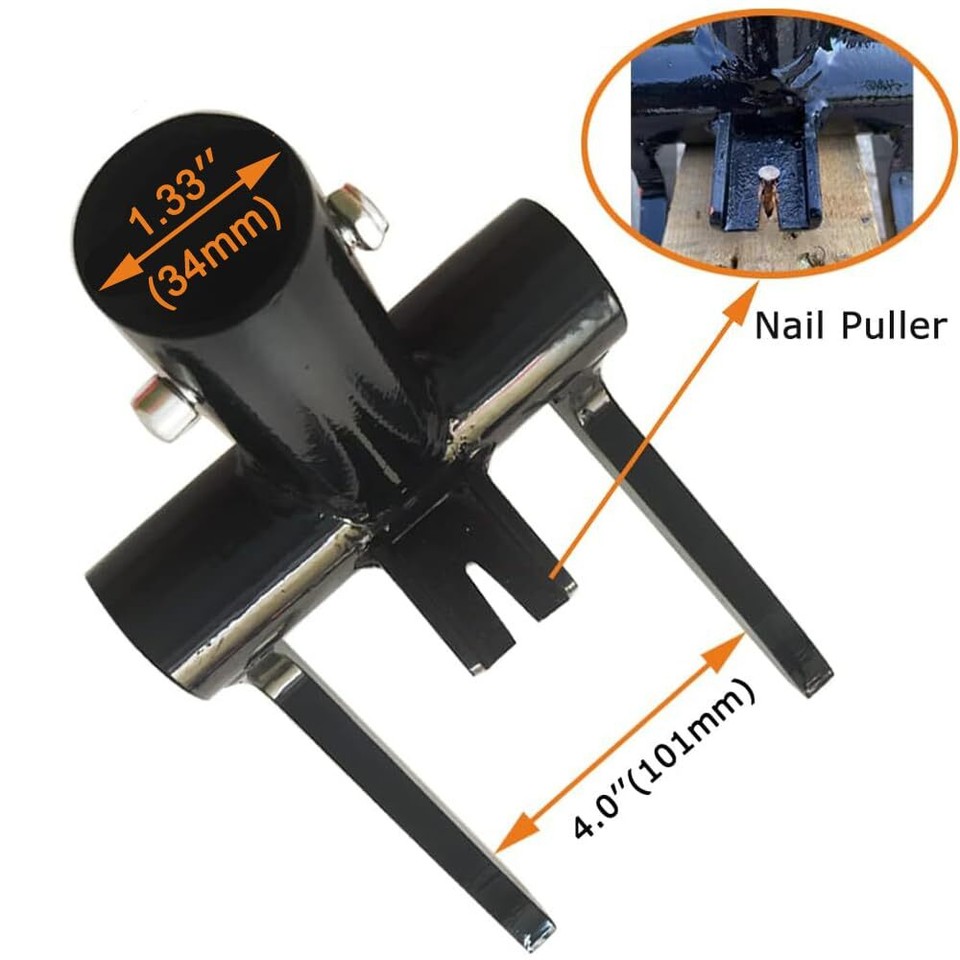 pallet buster with nail puller- wrecking pry bar for breaking pallets ...