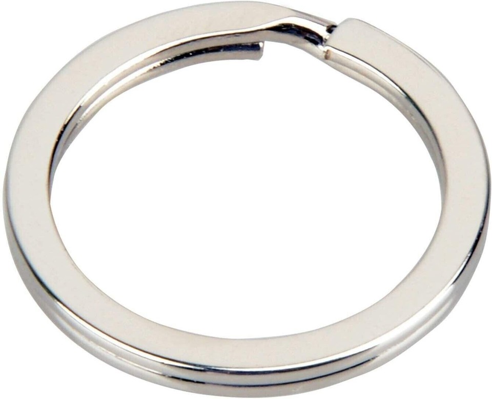 KEYRING Aluminium Carabiner,38mm Stainless Steel Split Ring,Car,Bike ...