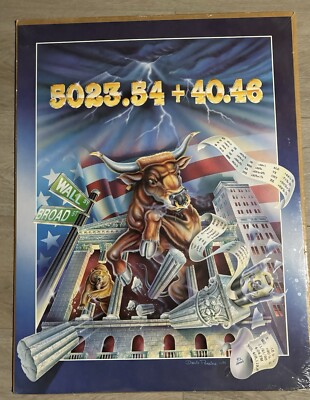 Nov 21 1995 Dow Jones Industrial Average Limited Edition poster /5203 ...