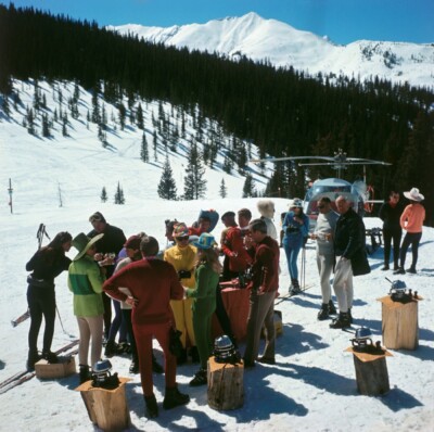 Snowmass Picnic 1967 original Slim Aarons C print Archive stamped 30x30 ...
