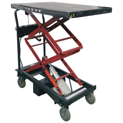 Linear Actuated Elevating Cart, 400lb. Cap., 35" X 24", Lifting Height ...