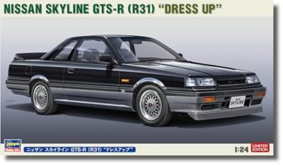 Hasegawa 1/24 Scale Nissan Skyline GTS-R R31 Dress Up Plastic Model Kit ...