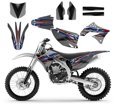 2009 2010 2011 KX450F KXF450 Graphics kit 24 mil racing vinyl #5815 ...