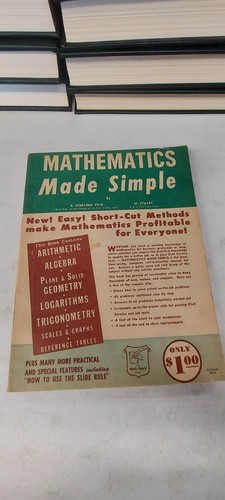 ARITHMETIC MADE SIMPLE, Vintage 1958 by A.P. Sperling | eBay