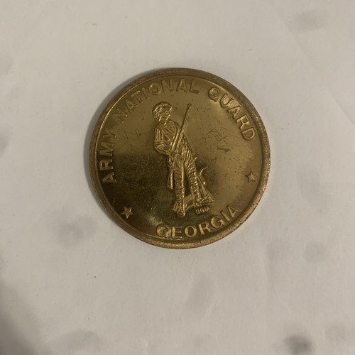 Georgia Army National Guard Challenge Coin Presented by Command ...