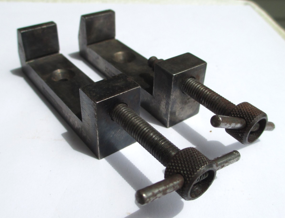Vintage S. Starrett no.160 Machinist Toolmakers Clamp Vise (2) Athol ...