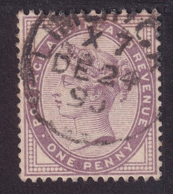 GREAT BRITAIN 89 1c VIOLET UVF 16 DOTS S OF 1881 | eBay